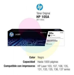 Toner HP 105A Negro – Serofic